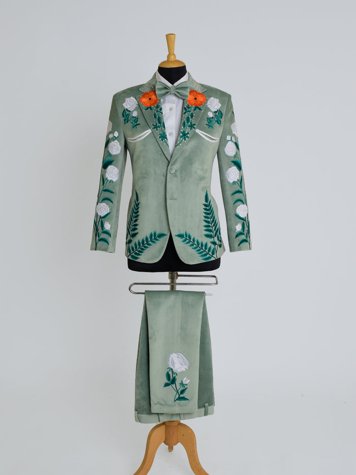 Floret Western Wedding Suit | Addicted Bespoken