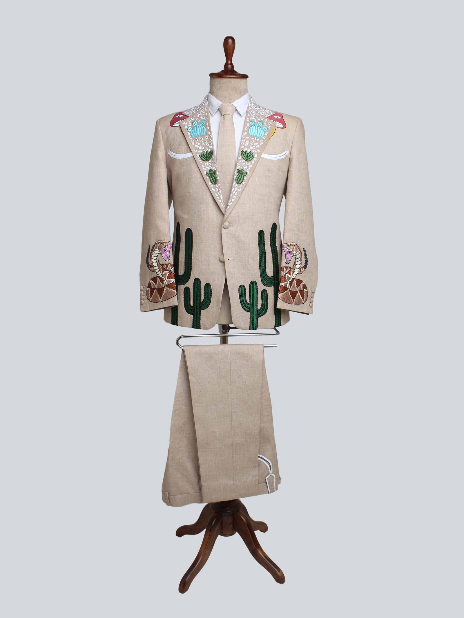 Country Western Suits Gurkha Pants Embroidered Blazers Rococo Fashion ...