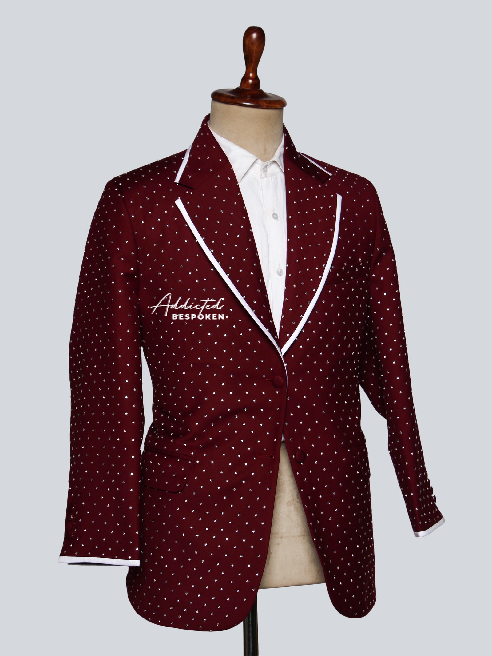 Stylish Blazer with Sharp Contrast Accents | Addicted Bespoken