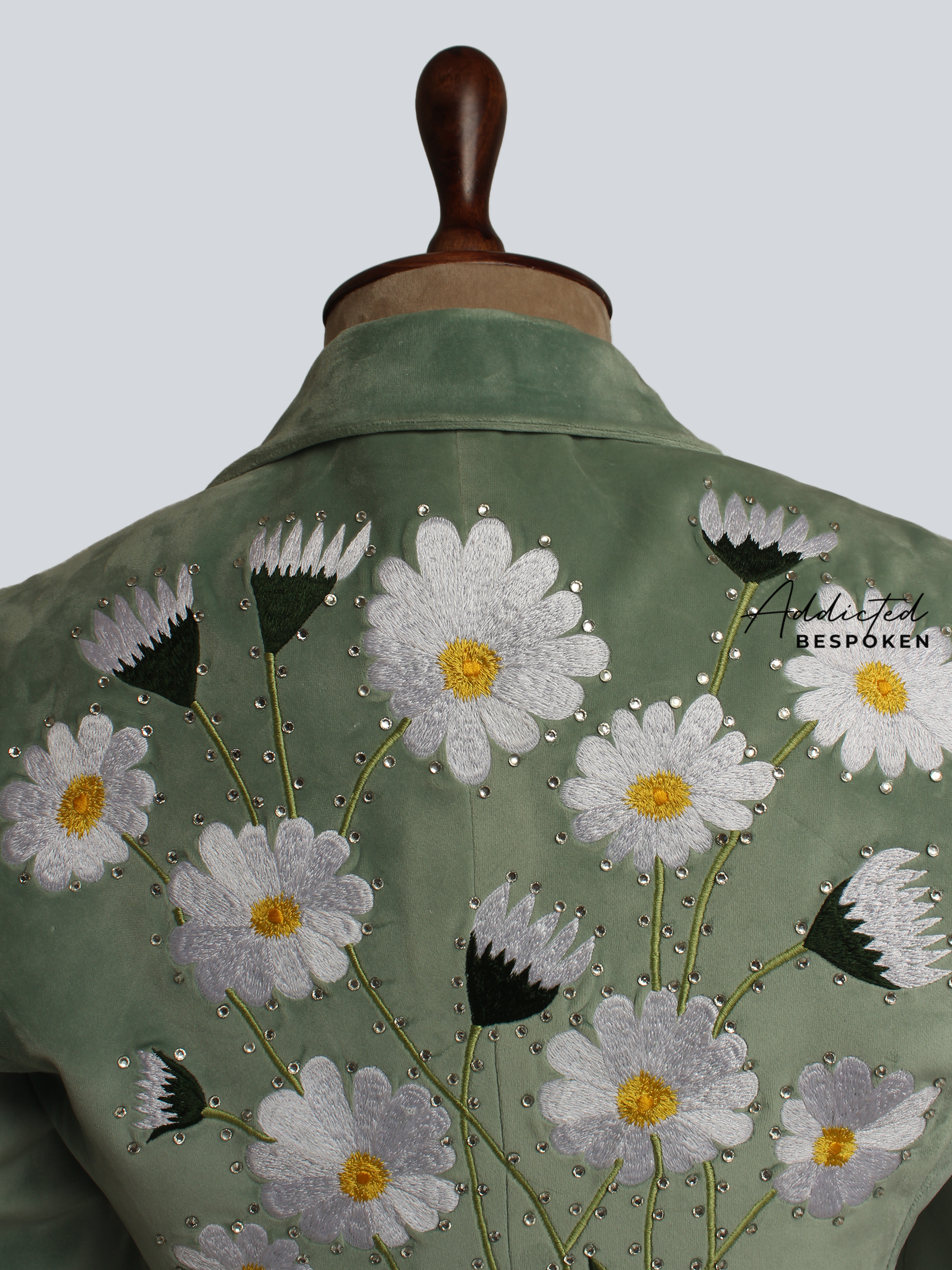 Daisy Floral Crop Jacket | Addicted Bespoken