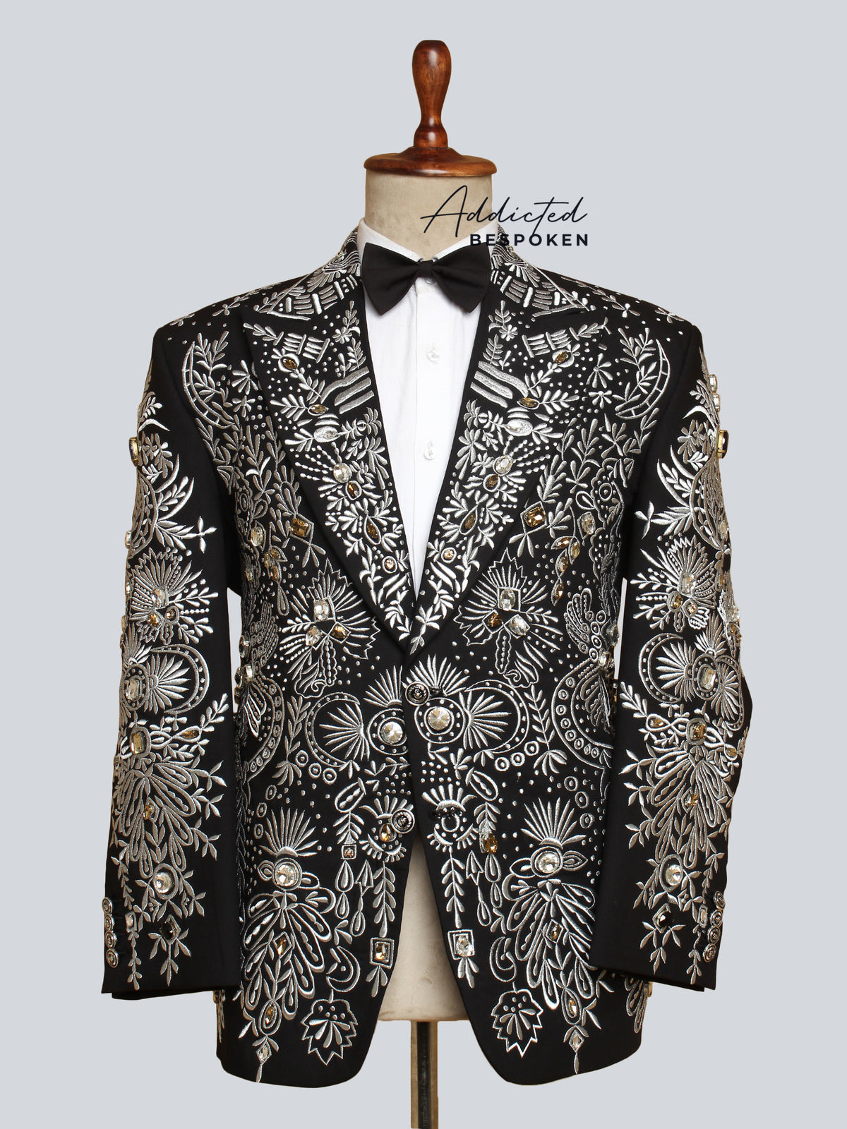 Country Western Suits Gurkha Pants Embroidered Blazers Rococo Fashion Bespoke Suits Women ...