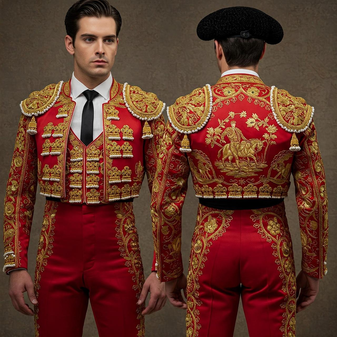 Tradition Reborn Gold Threads Matador Suit | Addicted Bespoken