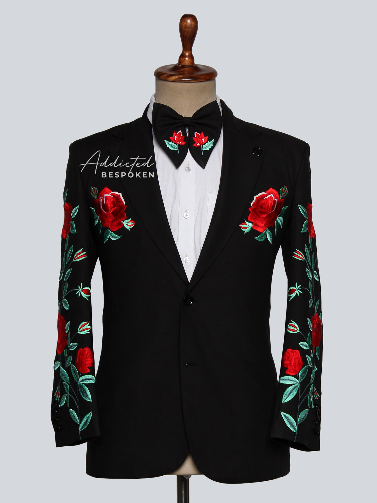 Bespoke Rose Pattern Attire | Addicted Bespoken