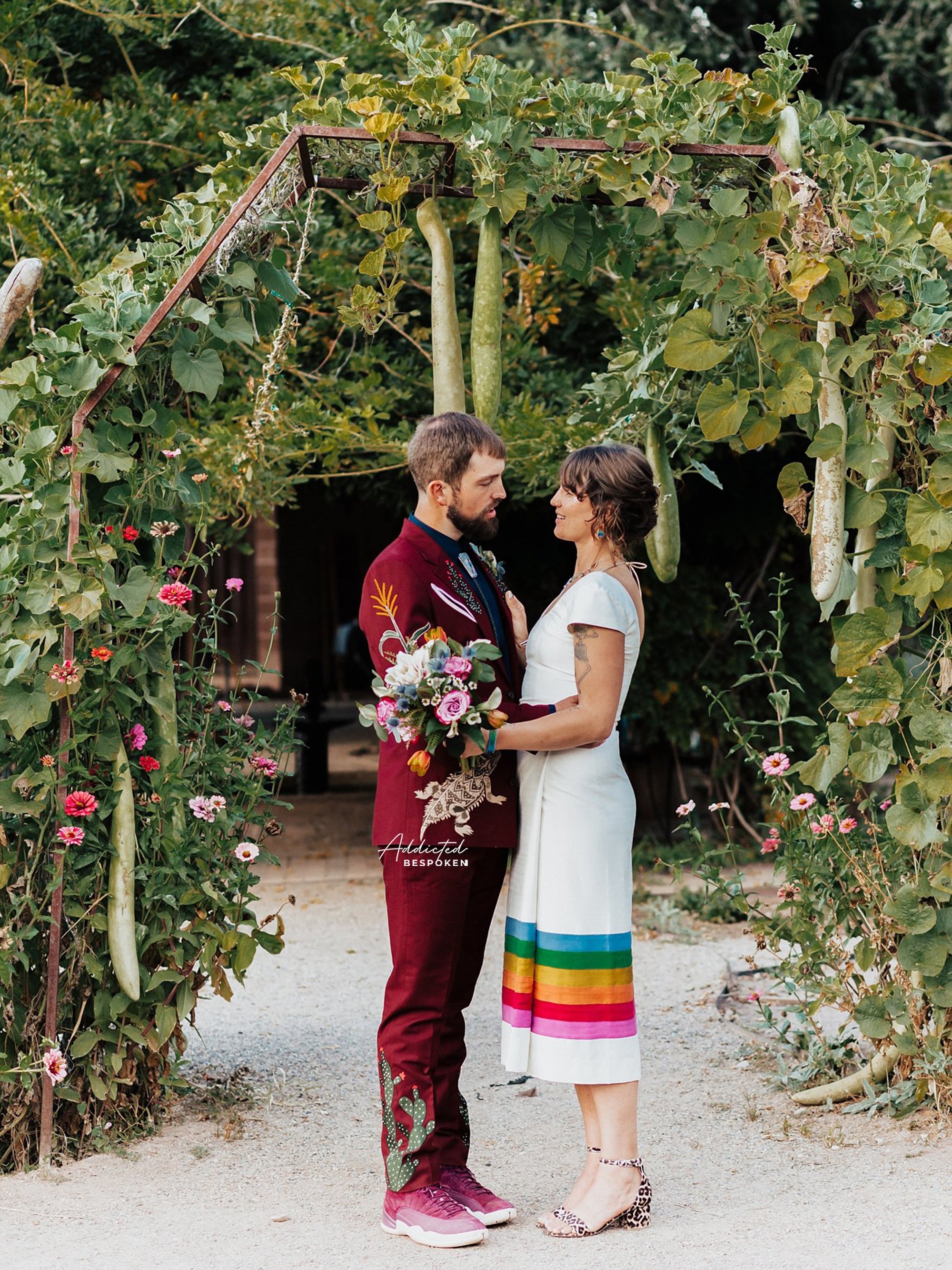 Chic Western Crimson Suit | Addicted Bespoken