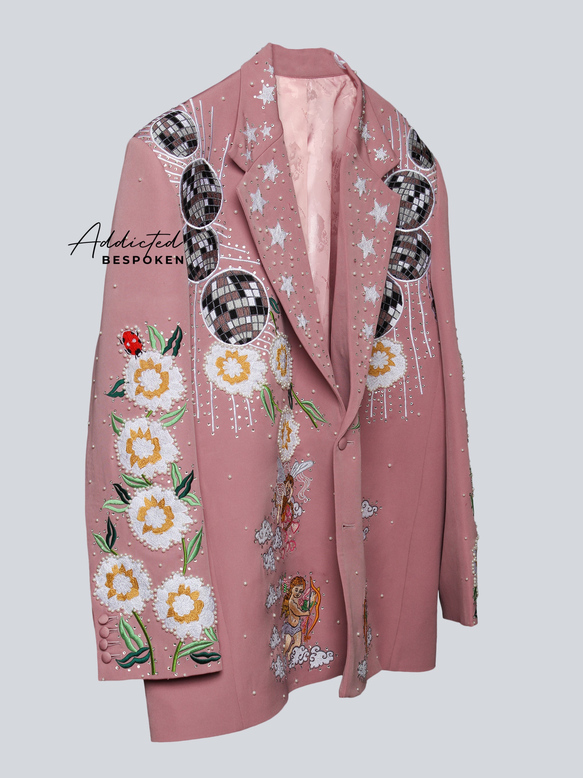 Disco Daze Embroidered Blazer | Addicted Bespoken
