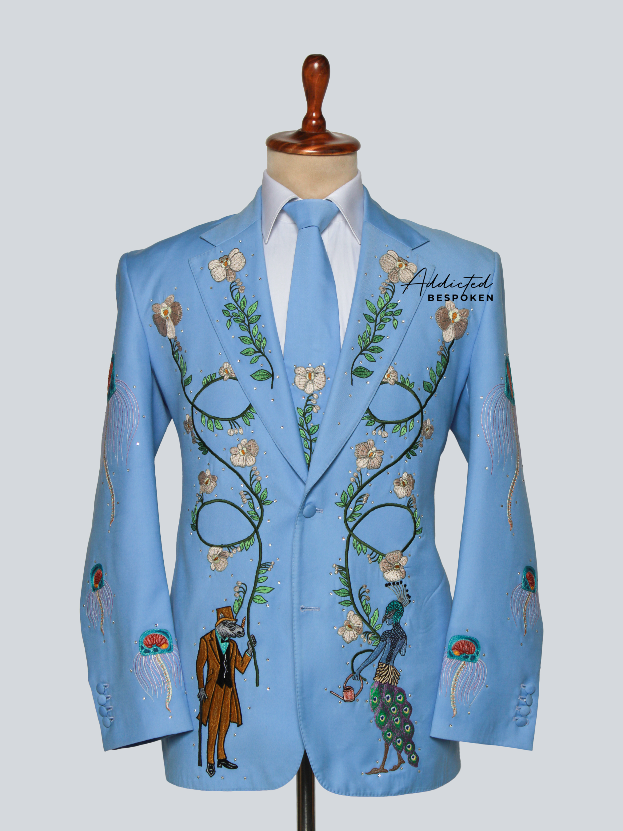 Royal Tale Embroidered Suit | Addicted Bespoken
