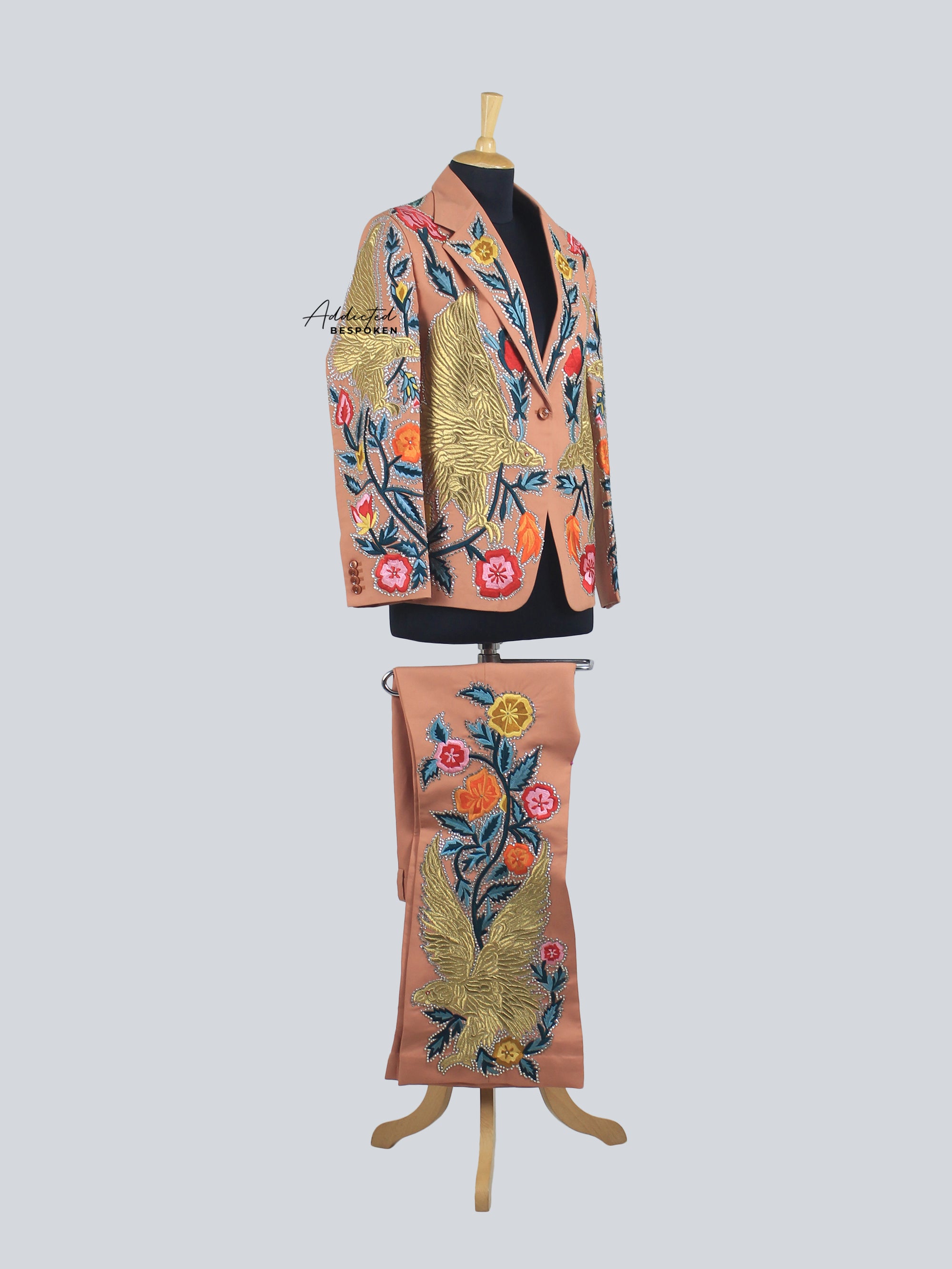 Size: Customized 2 Piece Suit