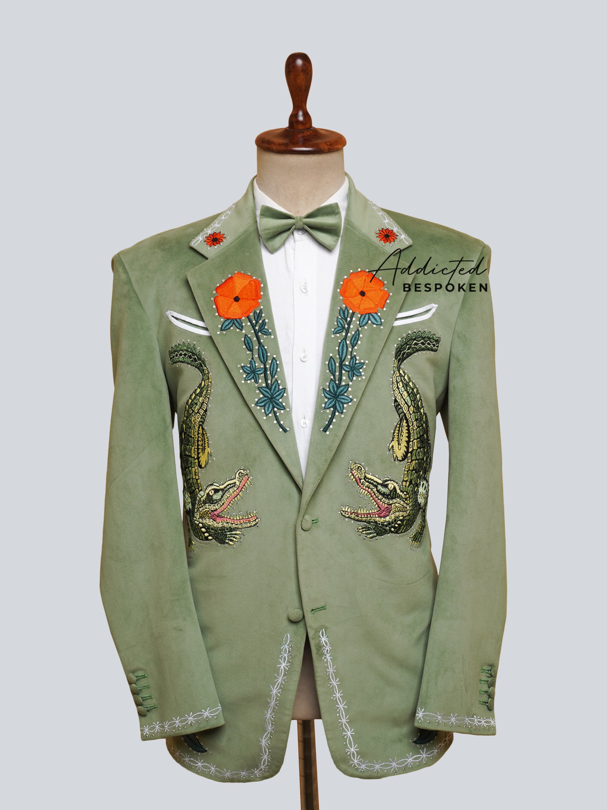 Country Western Suits Gurkha Pants Embroidered Blazers Rococo Fashion ...