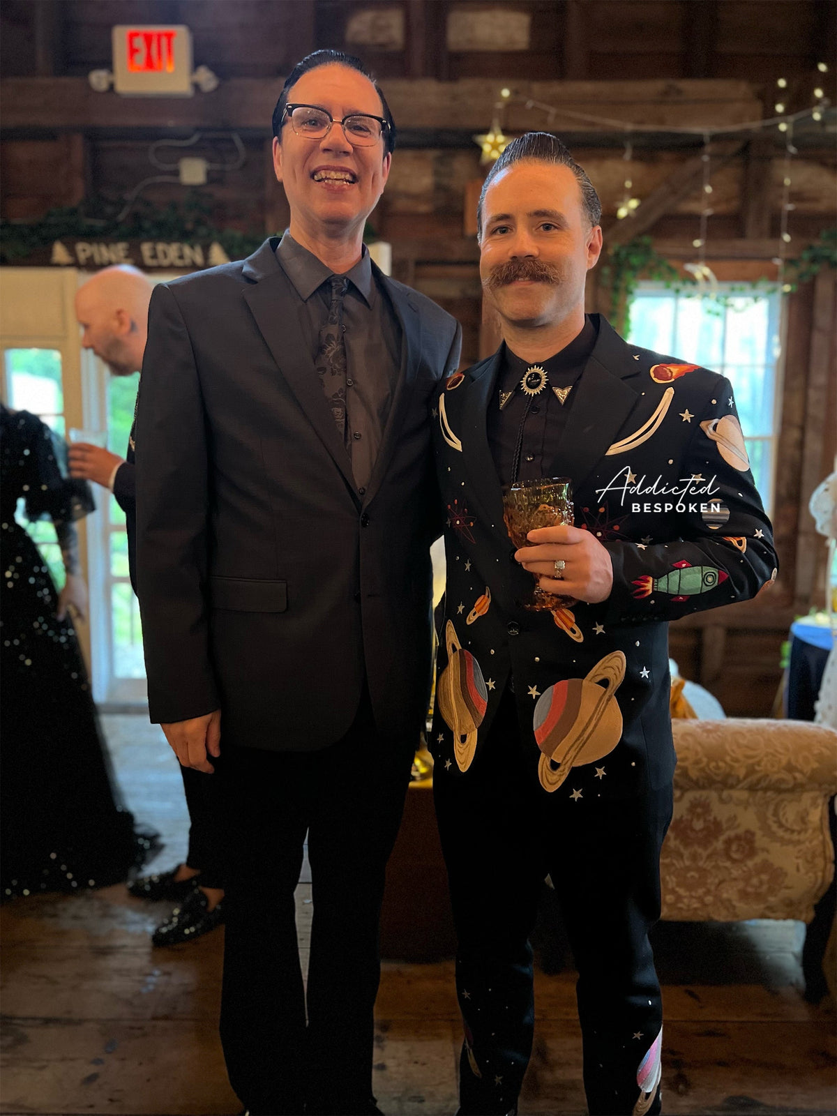 Country Western Suits Gurkha Pants Embroidered Blazers Rococo Fashion ...