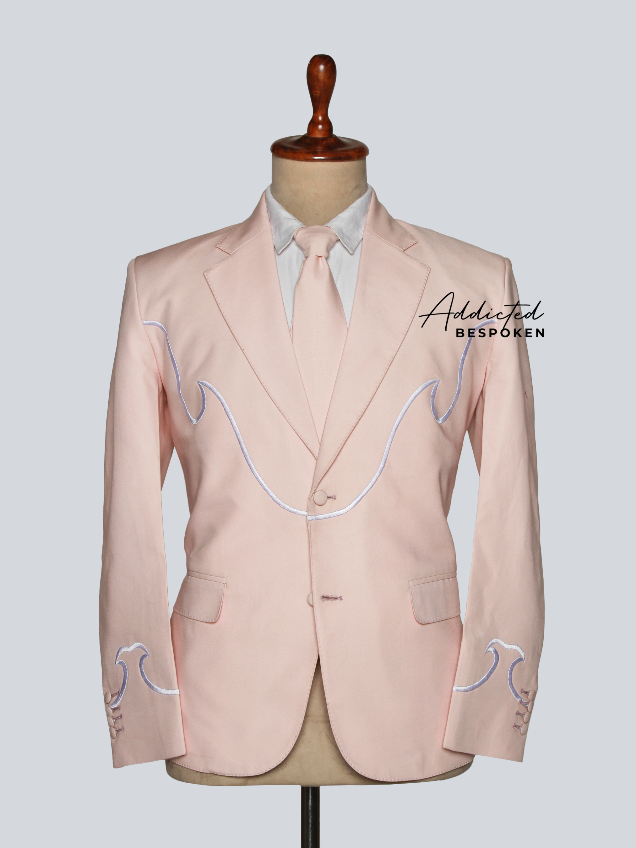 The Blush Rodeo Suit | Addicted Bespoken