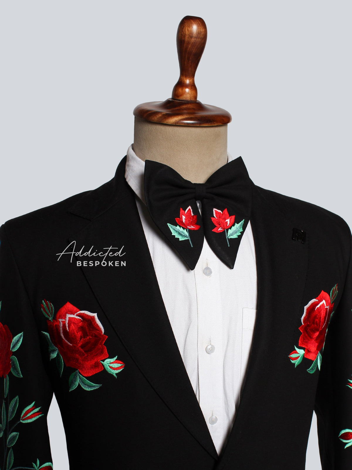 Bespoke Rose Pattern Attire | Addicted Bespoken