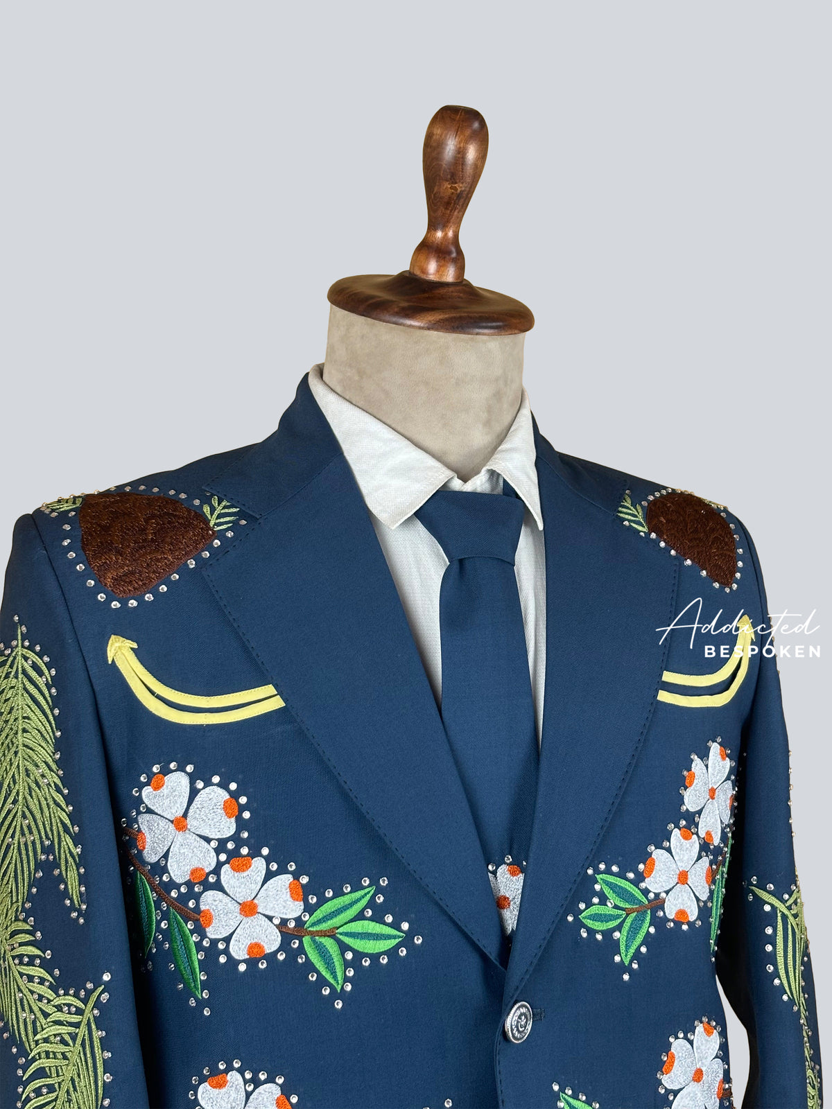 Women Embroidered Western Suits