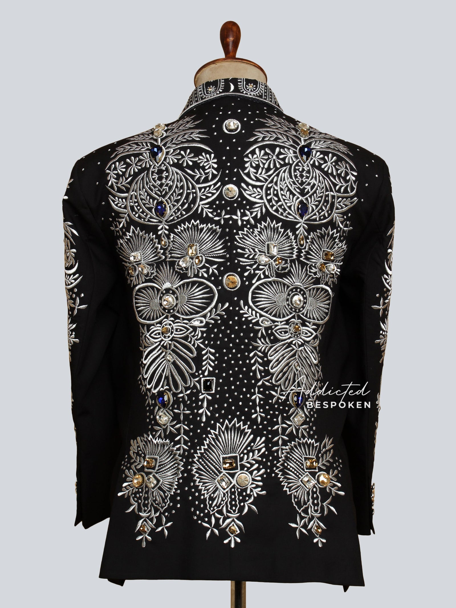 Embellished Embroidered Blazer Suit | Addicted Bespoken