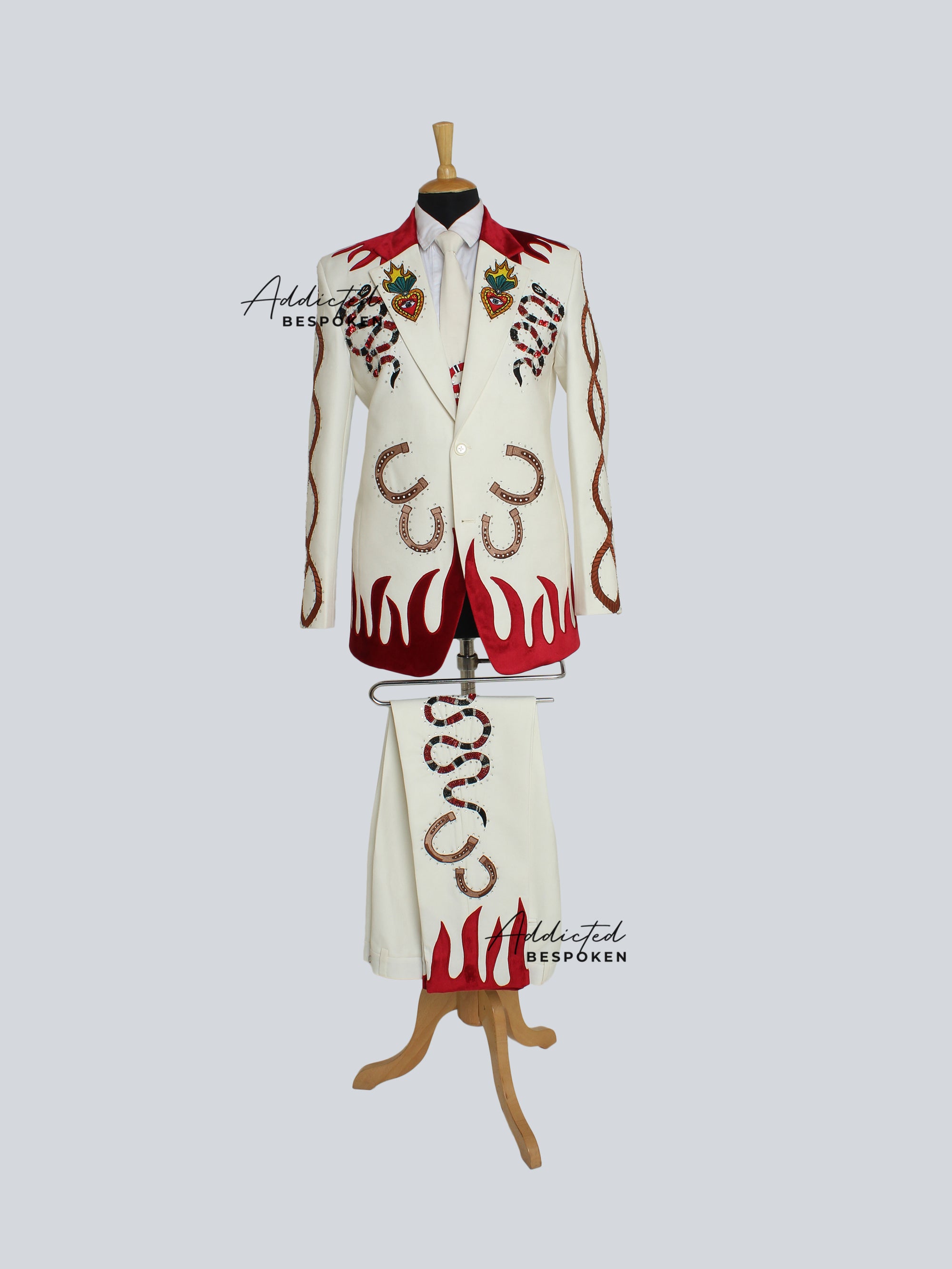 Rustic Blossom Embroidered Suit | Addicted Bespoken