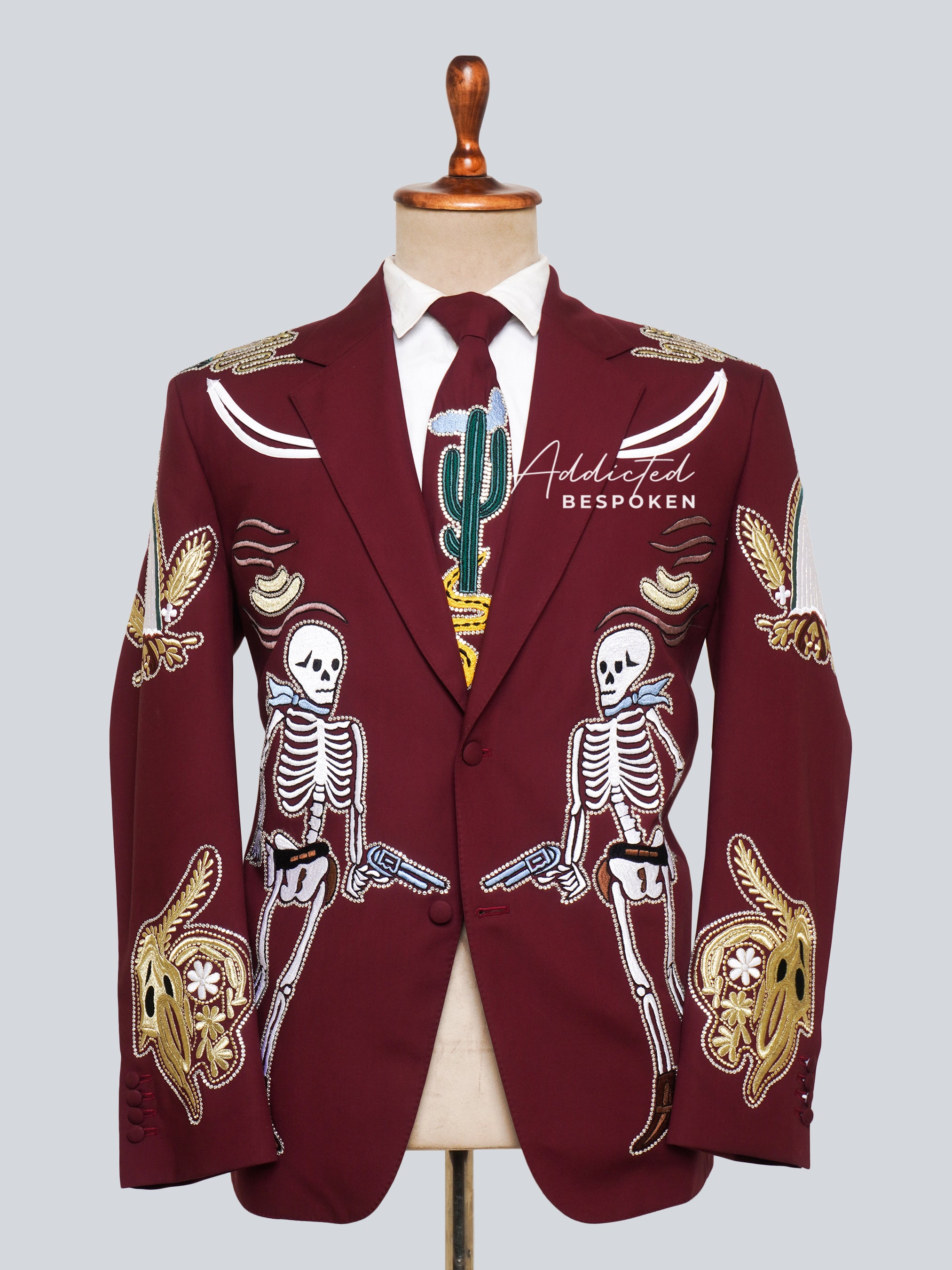 Desert Elegance Skeleton Suit | Addicted Bespoken