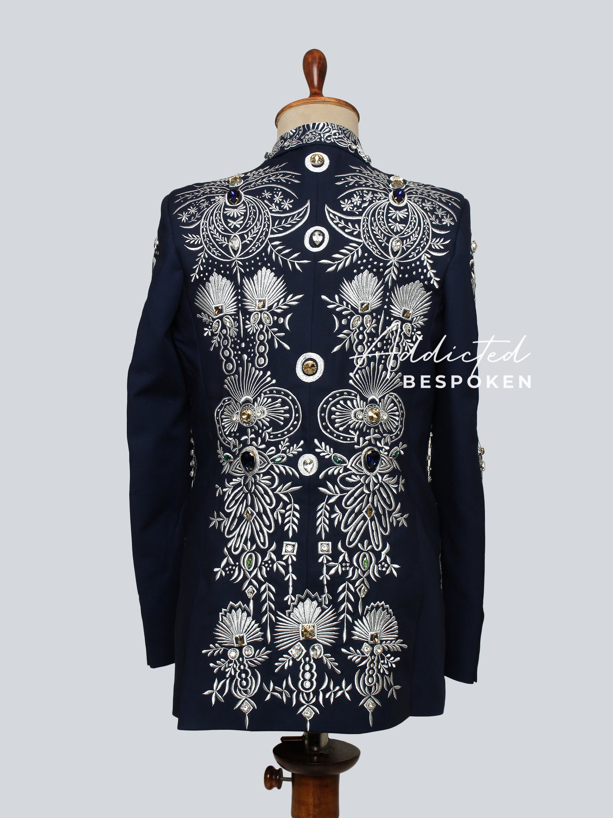 Celestial Midnight Embroidered Suit | Addicted Bespoken