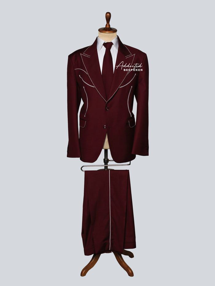 The Midnight Rodeo Stitch Suit | Addicted Bespoken