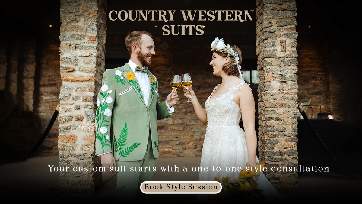 Embroidered Western Suits | Addicted Bespoken