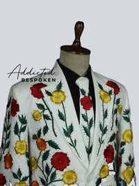 Country Western Suits Gurkha Pants Embroidered Blazers Rococo Fashion Bespoke Suits Women ...