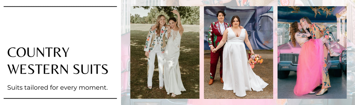 Women Embroidered Western Suits | Addicted Bespoken