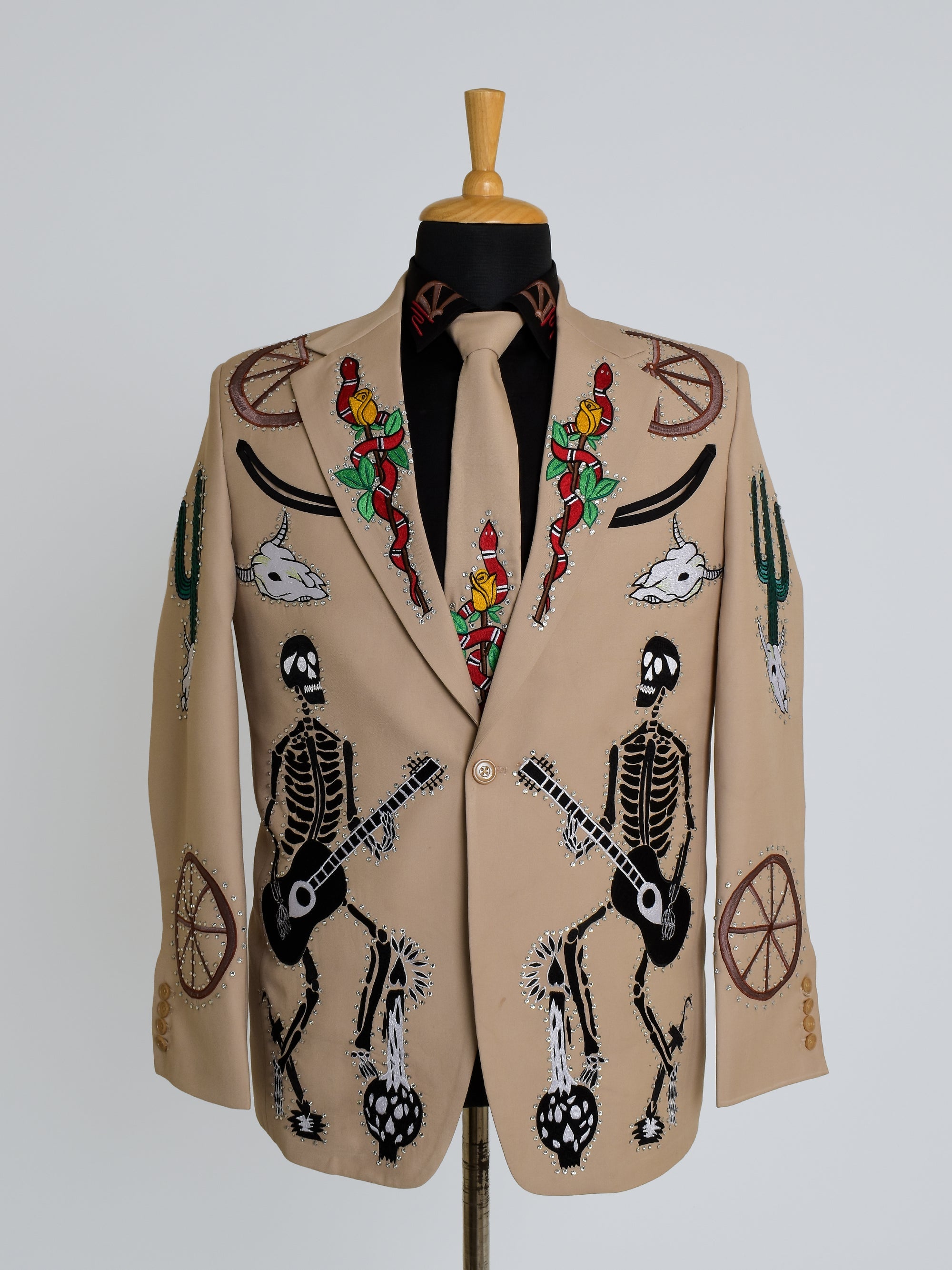 The Dead Man Melody – Embroidered Western Outfit Combo | Addicted Bespoken