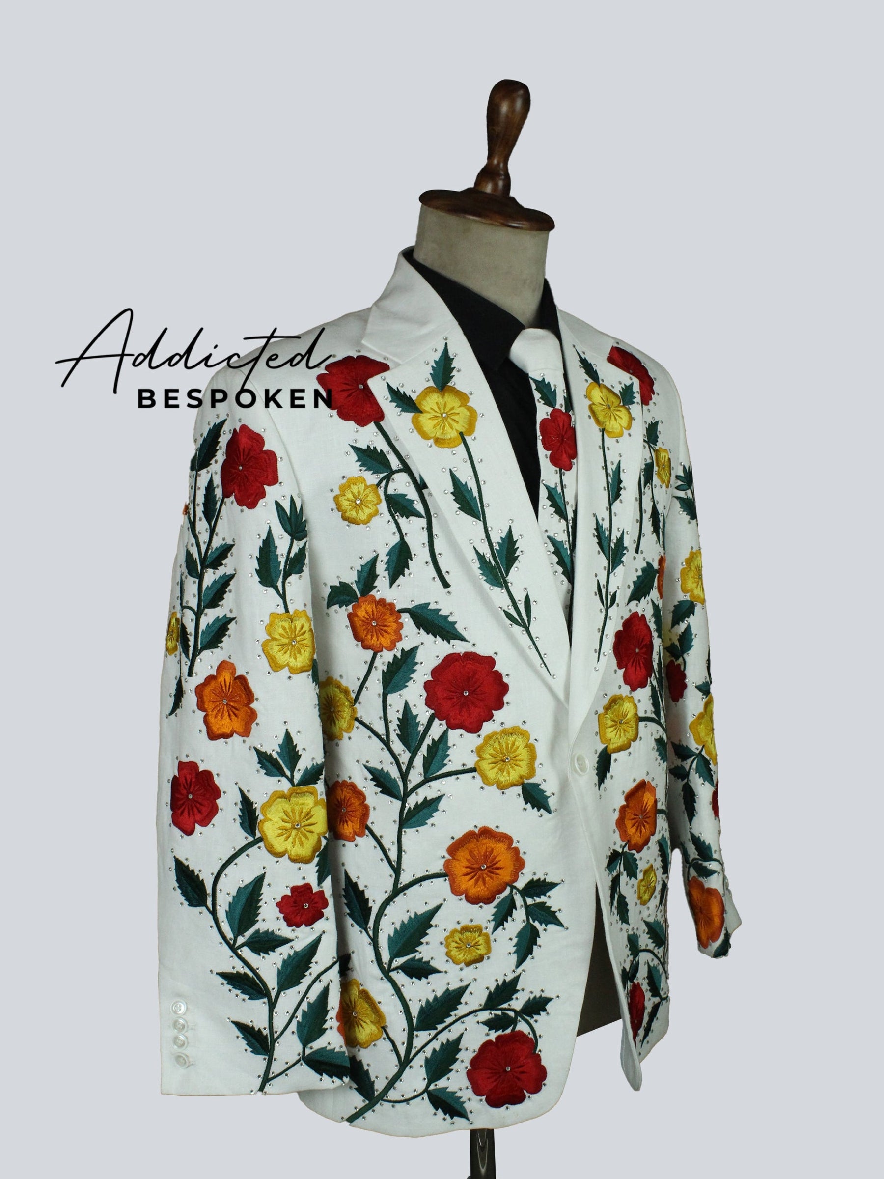 Country Western Suits Gurkha Pants Embroidered Blazers Rococo Fashion Bespoke Suits Women ...