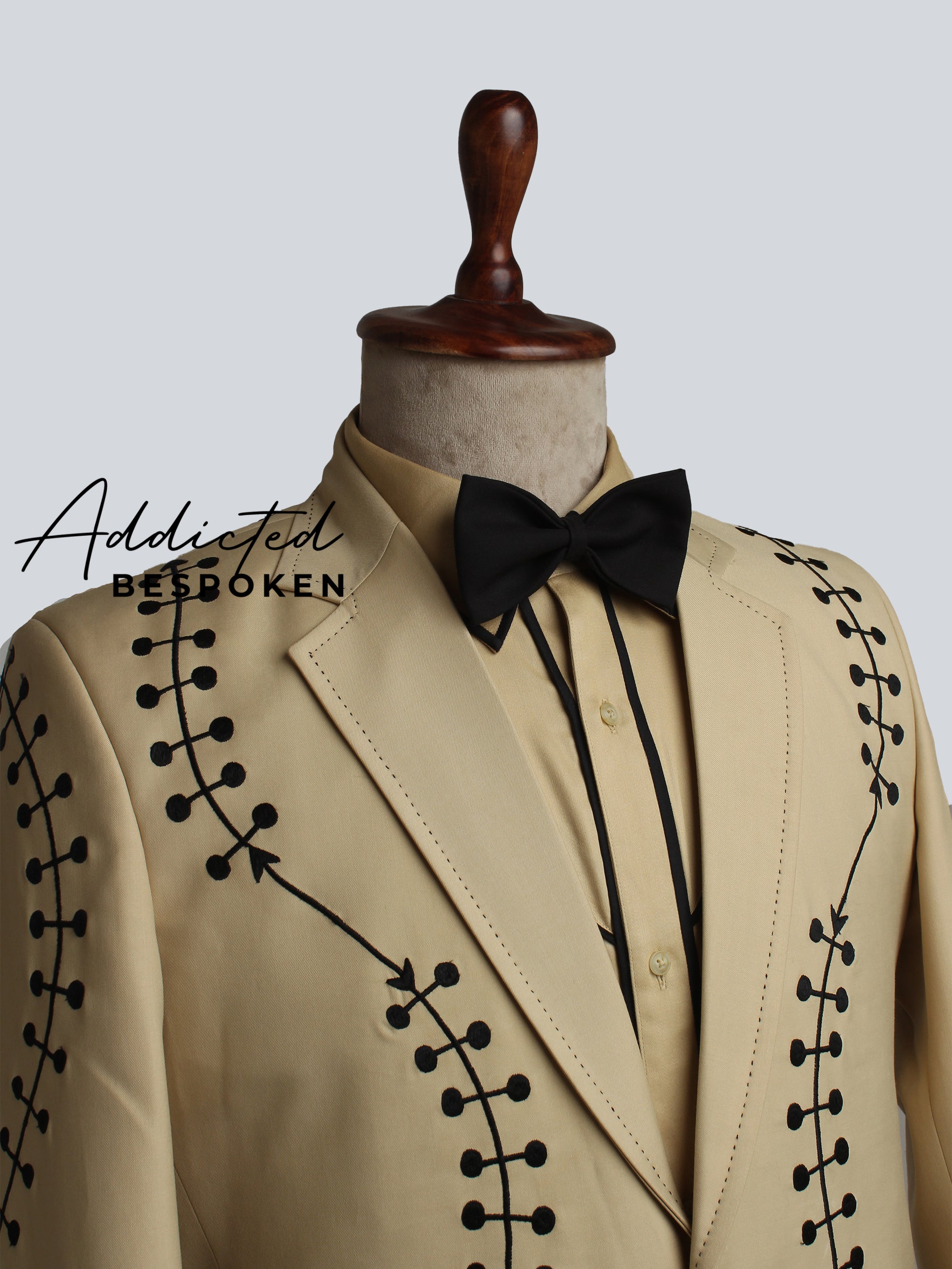 Country Western Suits Gurkha Pants Embroidered Blazers Rococo Fashion Bespoke Suits Women ...