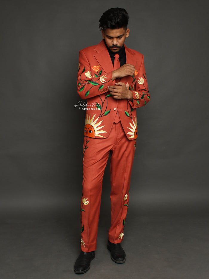 Country Western Suits Gurkha Pants Embroidered Blazers Rococo Fashion ...