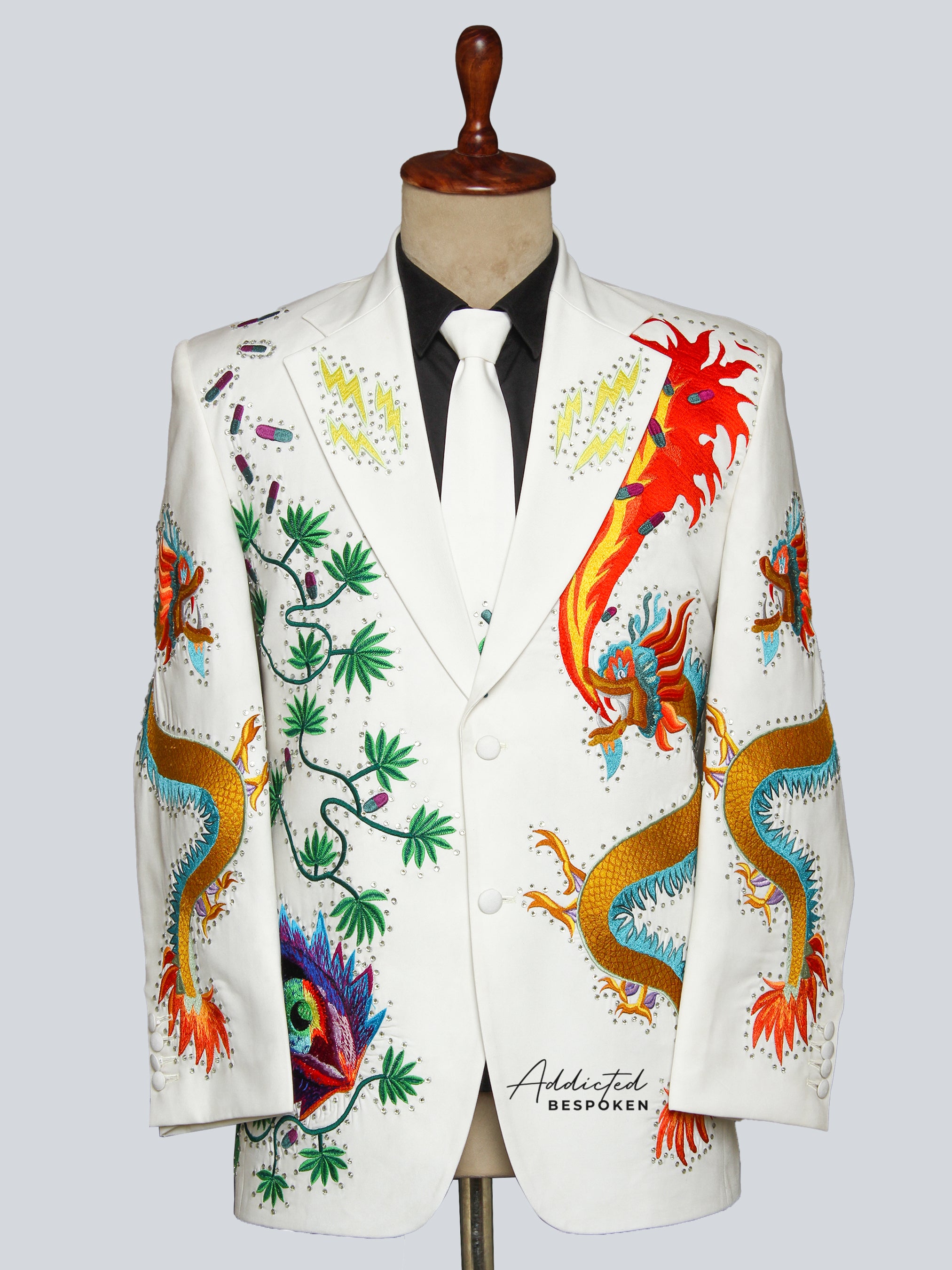 Dragon Embroidered Attire | Addicted Bespoken