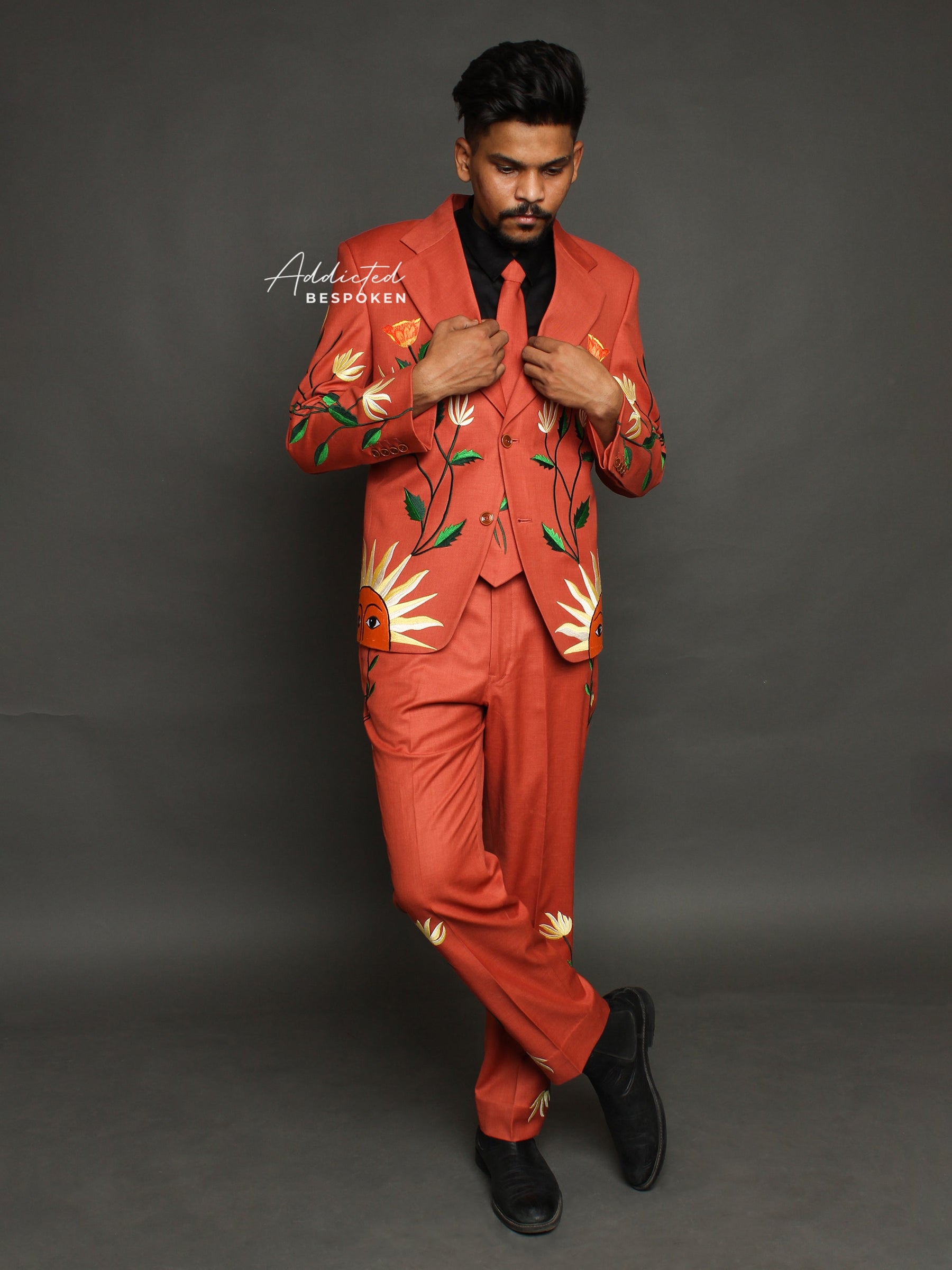 Country Western Suits Gurkha Pants Embroidered Blazers Rococo Fashion ...