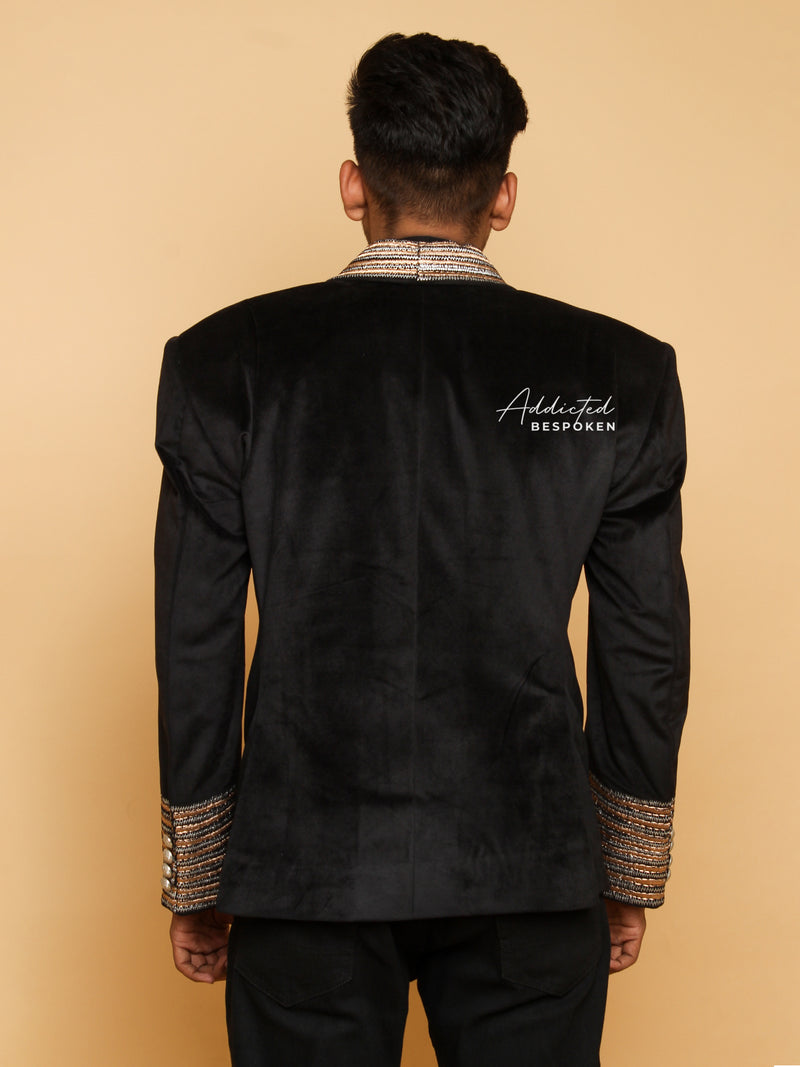 Modern Luxe Embroidered Blazer (CLS) | Addicted Bespoken