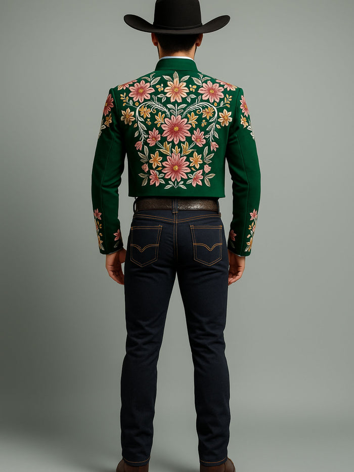 Floral Crest Heritage Matador Jacket | Addicted Bespoken
