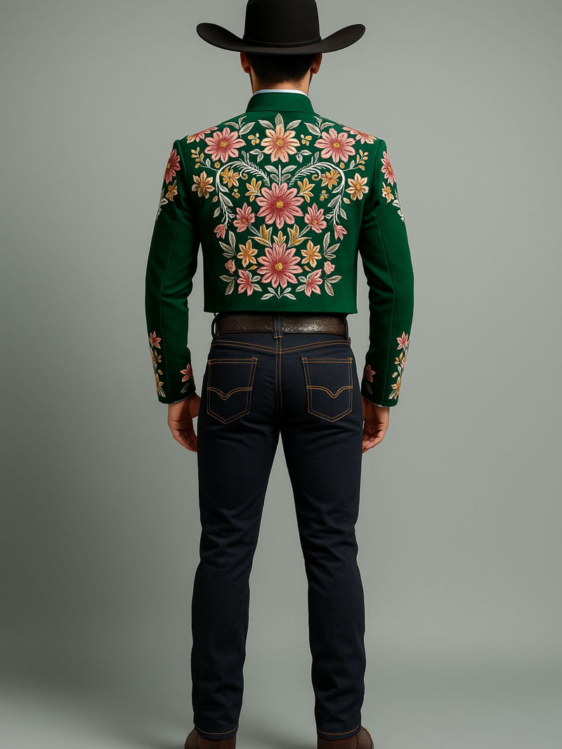 Floral Crest Heritage Matador Jacket | Addicted Bespoken