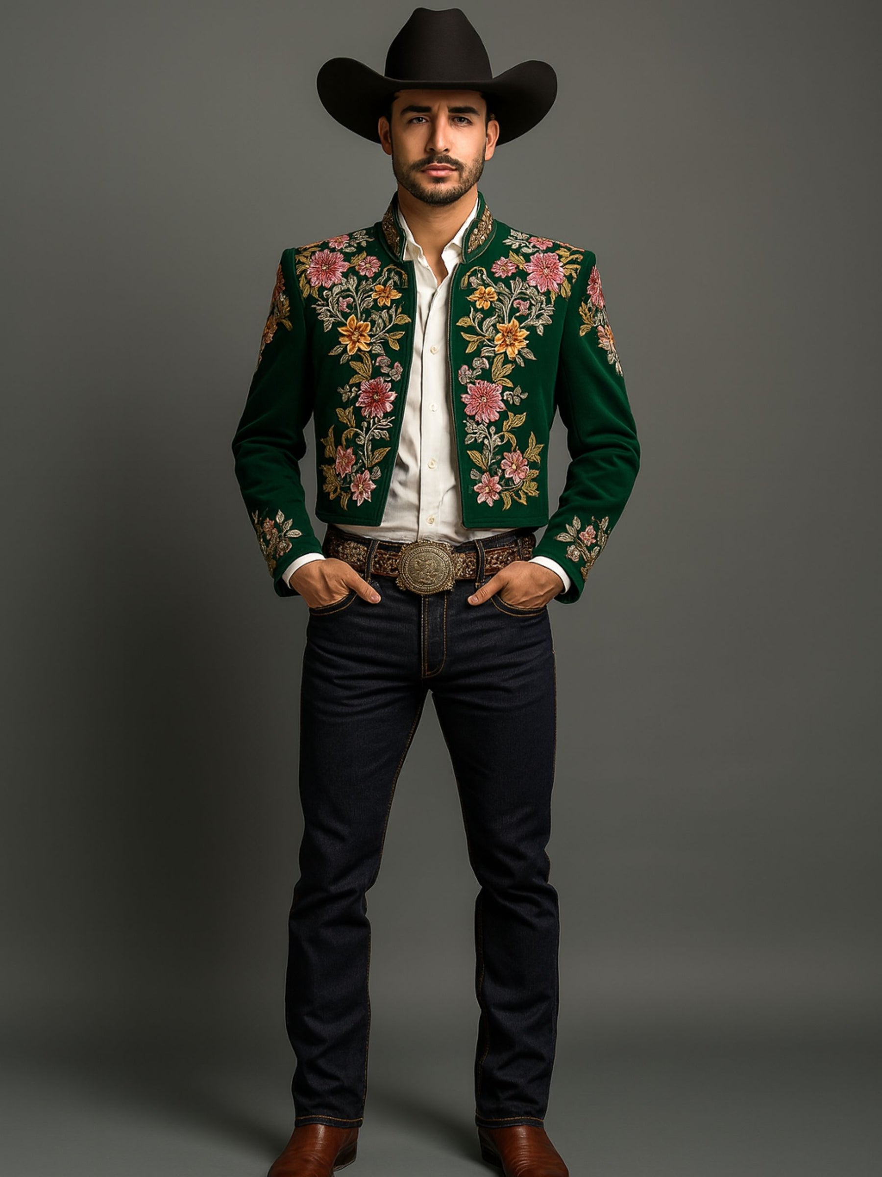 Floral Crest Heritage Matador Jacket | Addicted Bespoken