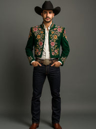 Floral Crest Heritage Matador Jacket | Addicted Bespoken