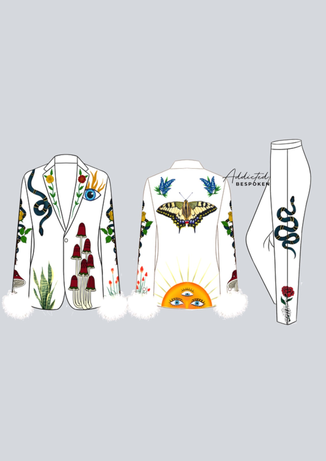 Psychedelic Western Suit | Addicted Bespoken
