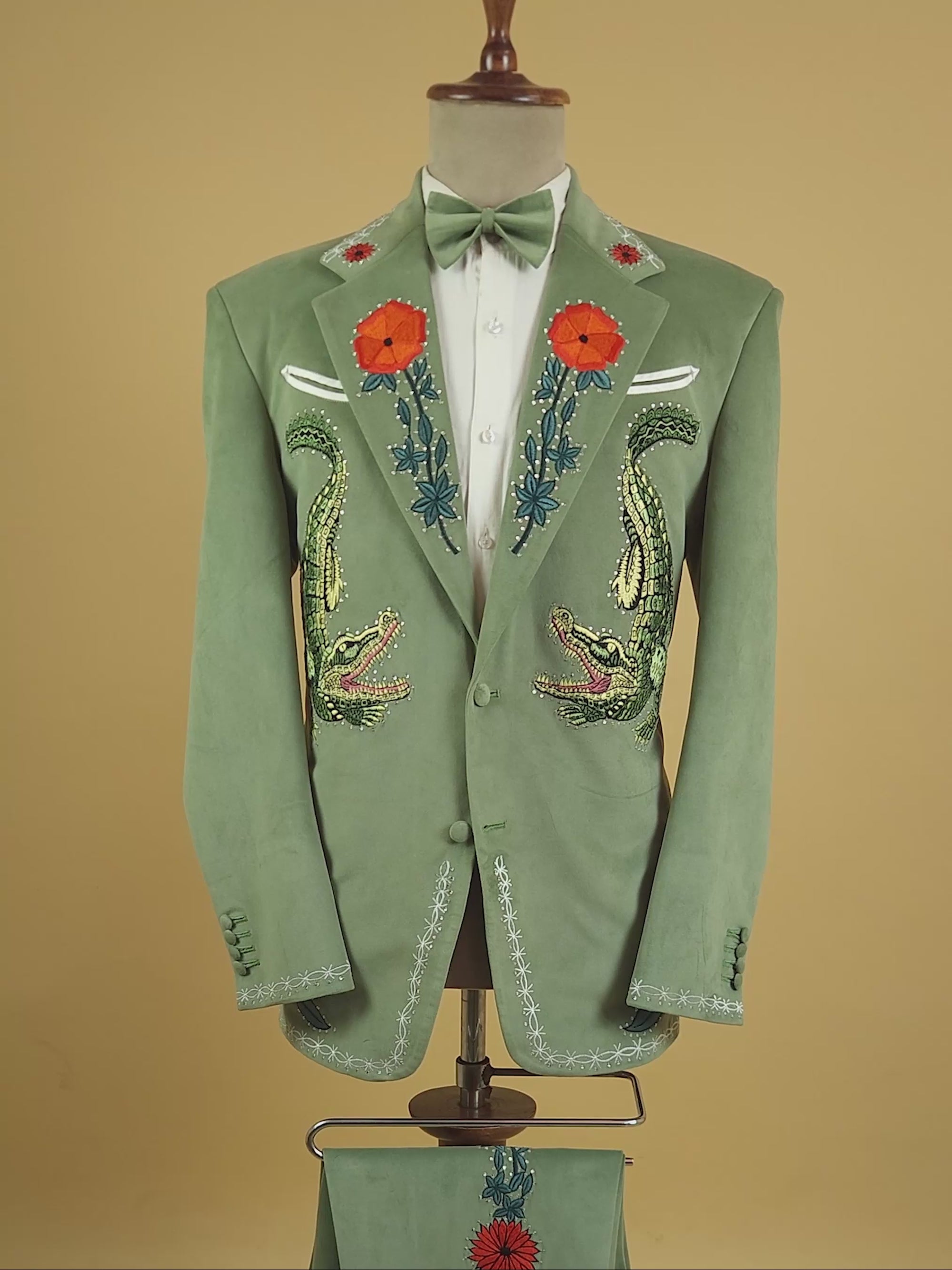 Country Western Suits Gurkha Pants Embroidered Blazers Rococo Fashion ...