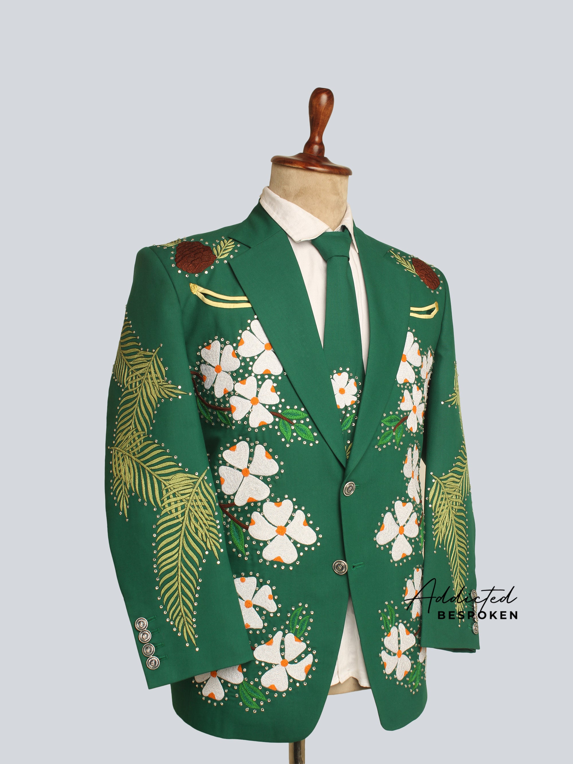 Country Western Suits Gurkha Pants Embroidered Blazers Rococo Fashion ...