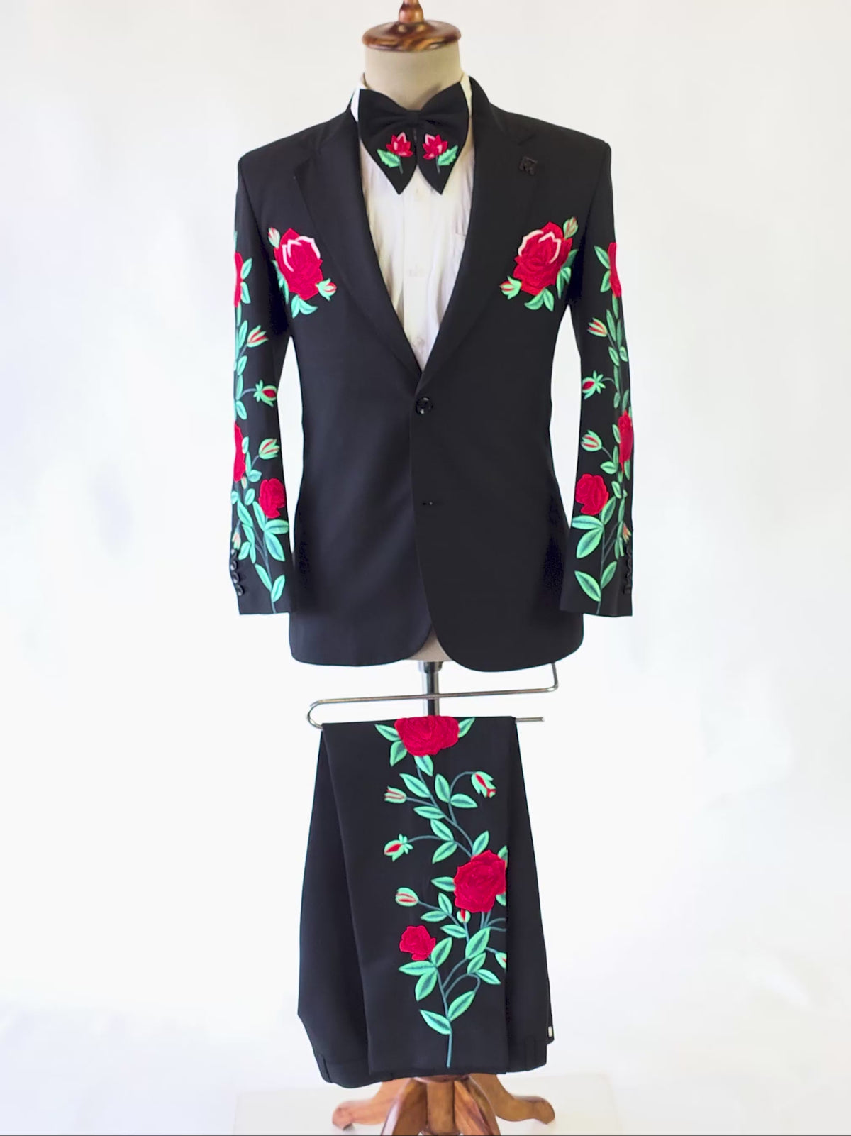 Bespoke Rose Pattern Attire | Addicted Bespoken