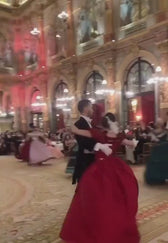 Victorian Baroque Evening Gown–Enchanted Fairytale Elegance