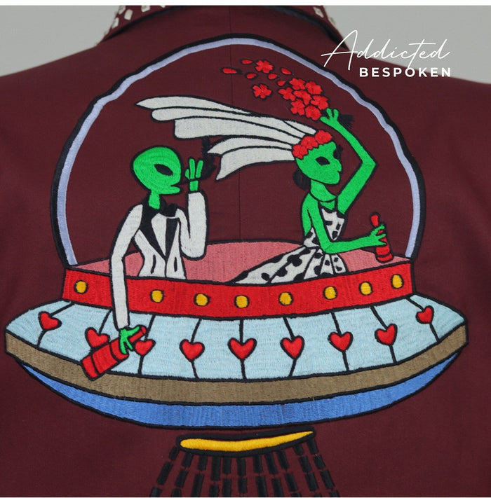 Galactic Cacti Spaceship Suit | Addicted Bespoken